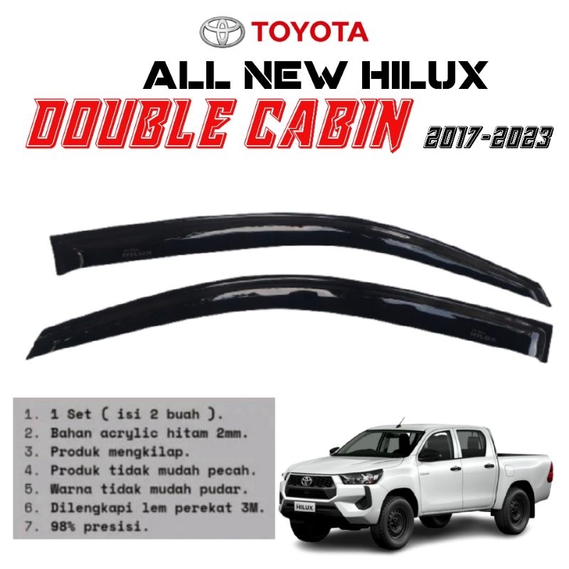 Jual TALANG AIR MOBIL TOYOTA ALL NEW HILUX DOUBEL CABIN DEPAN 2017-2023 | Shopee Indonesia