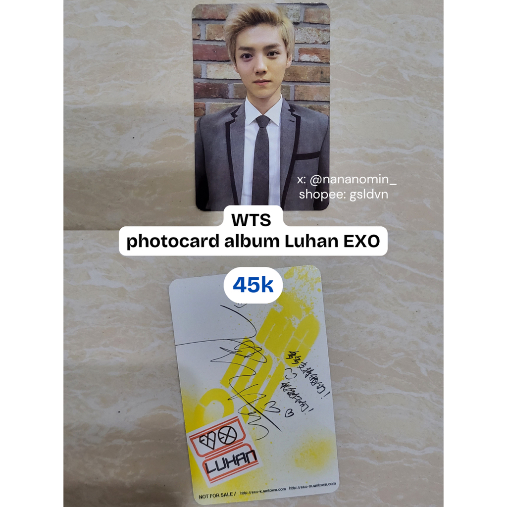 Jual WTS EXO - PC LUHAN GROWL EXO, NATURE REPUBLIC PHOTOBOOK EXO ...