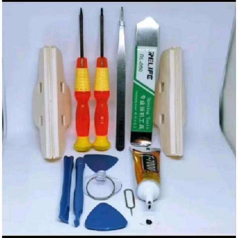 Jual PAKET KOMPLIT ALAT BONGKAR HP SATU SET OBENG 10 IN 1 + CONGKELAN ...