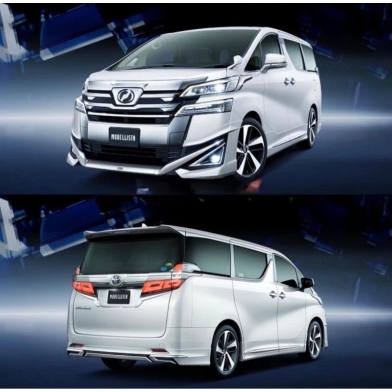 Jual BODY KIT VELLFIRE G ATPM 2019 MODELISTA | Shopee Indonesia