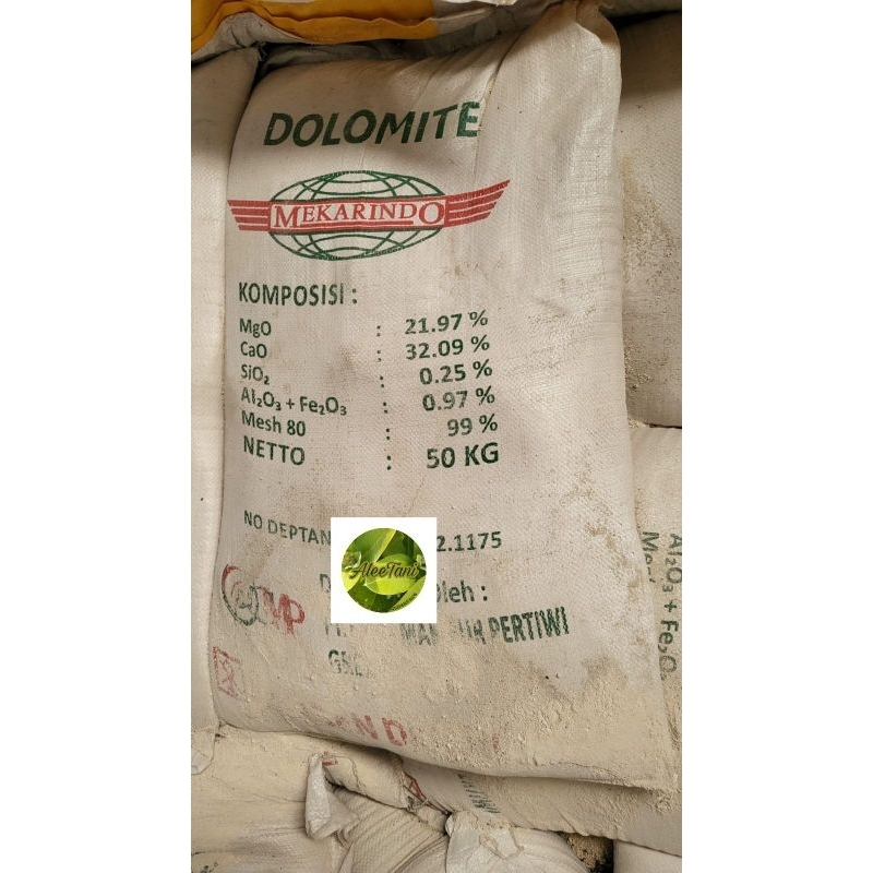 Jual Pupuk kapur dolomite MEKARINDO kemasan zak 50kg | Shopee Indonesia