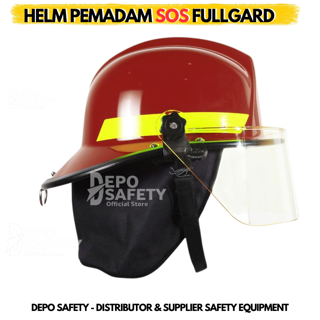 Jual HELM PEMADAM SOS FULLGARD ANTI PANAS API ORIGINAL - HELM PEMADAM ...