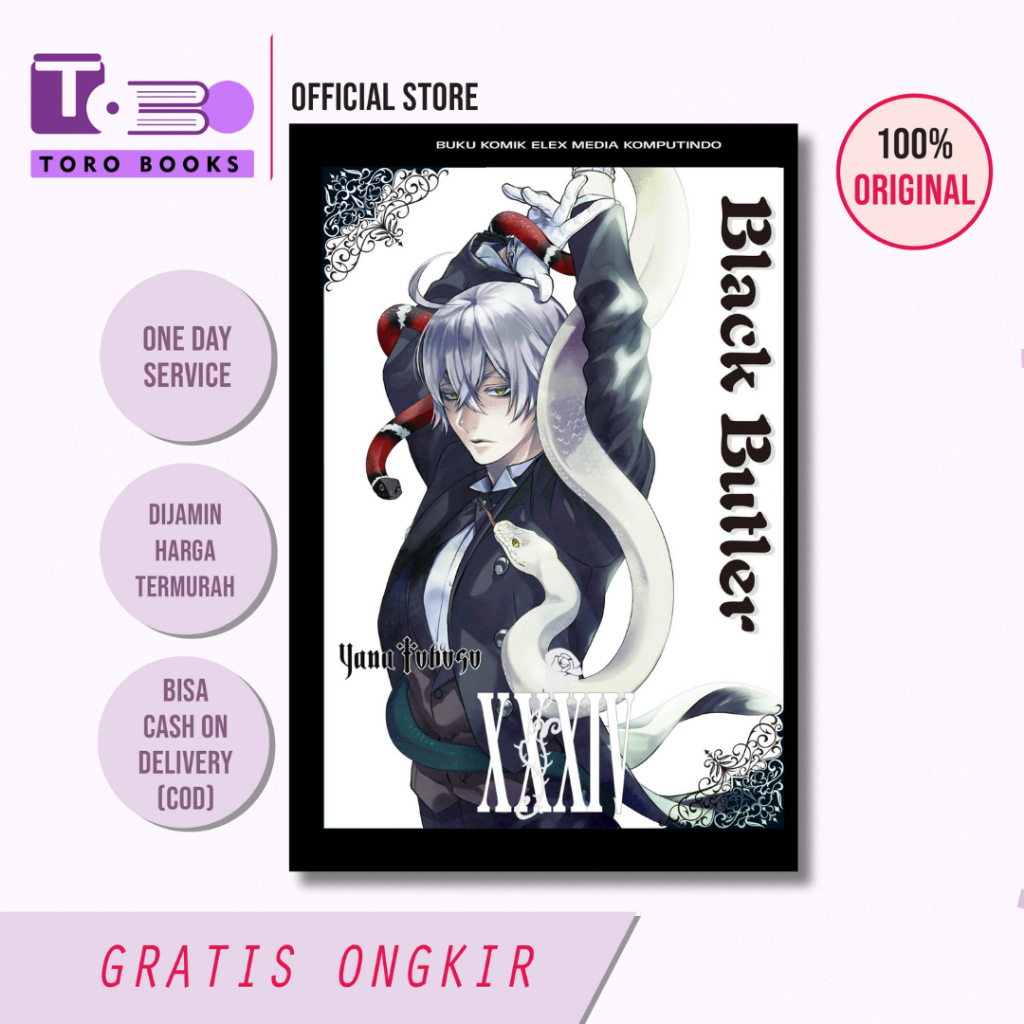 Jual Komik seri : Black Butler 34 -Yana Toboso | Shopee Indonesia