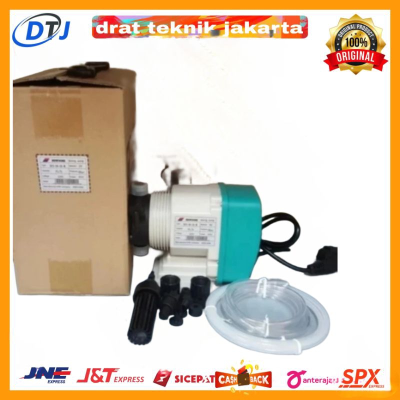 Jual DOSSING PUMP NEWDOSE 1LPH POMPA KIMIA 1 LPH DOSING PUMP 1LPH ...