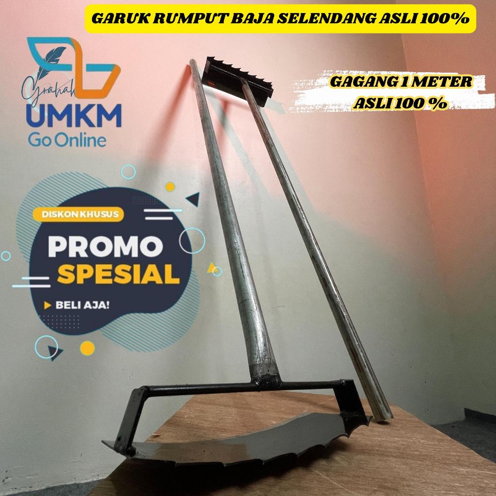 Jual Cangkul Rumput / Cangkul Gulma Gagang 1 Meter Bahan Gergaji ...