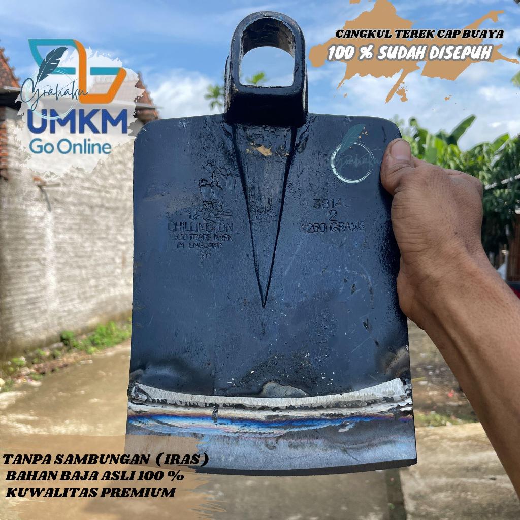 Jual Cangkul Cap Buaya ASLI Sudah Disepuh Dan Terek - Pacul Buaya Super ...