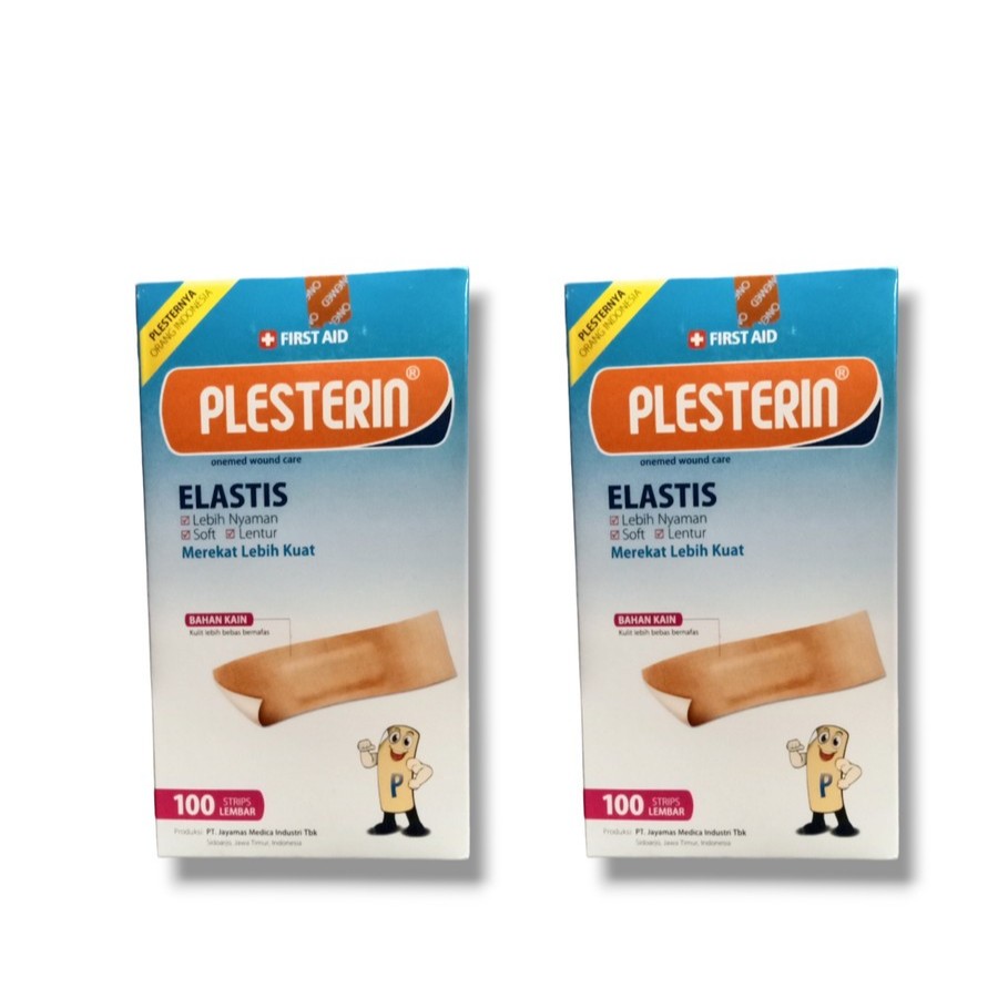 Jual PLESTERIN ELASTIS /Plesterin First Aid Elastis OneMed box isi 100 ...