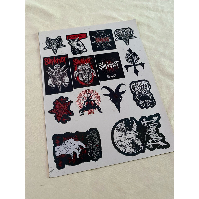 Jual Stiker Netral Slipknot Stiker Tempel Siap Pakai | Shopee Indonesia