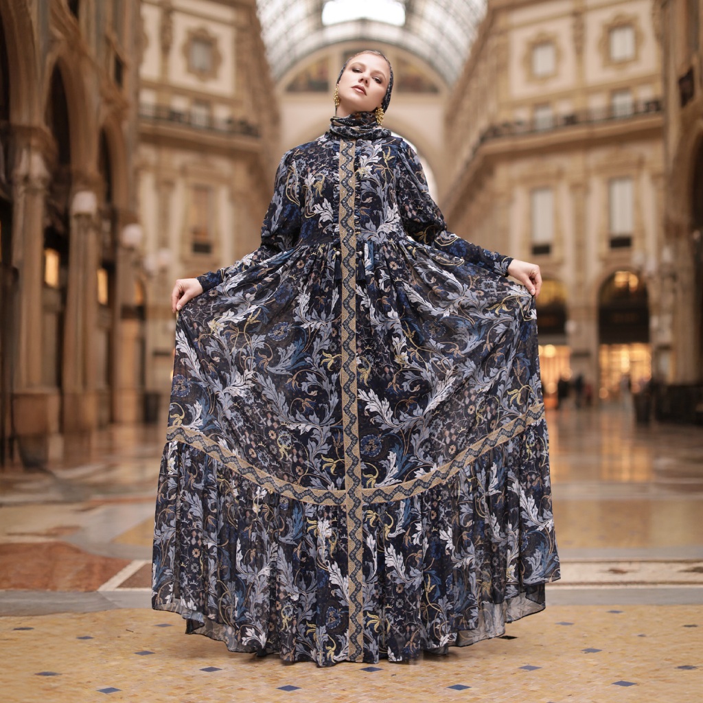 Jual MANDJHA Queen Mary Dress By IVAN GUNAWAN - Busana Muslim Modest ...