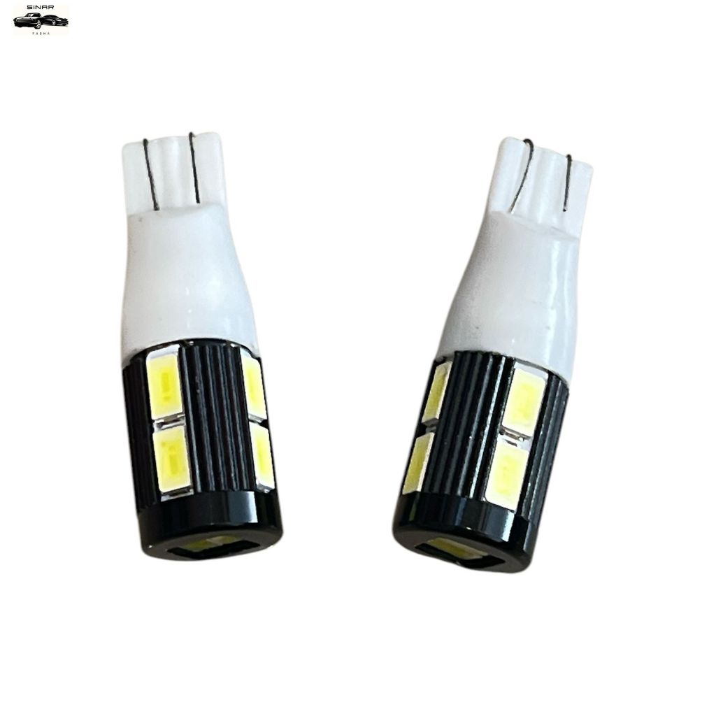 Jual Lampu Kedip Mobil LED T10 24 Volt FLASH Putih (Sepasang) | Shopee ...