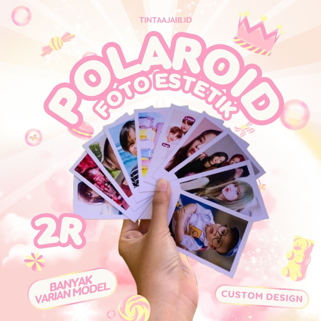 Jual CETAK FOTO POLAROID 2R CUSTOM DESIGN PROSES KILAT [BISA COD ...