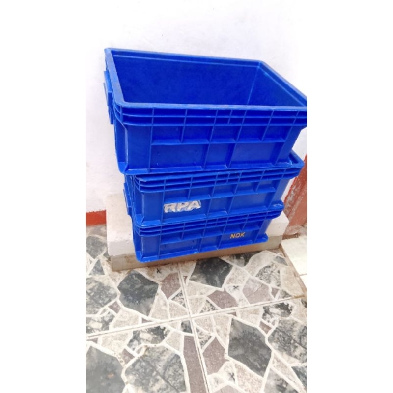 Jual Box countainer bekas paket (3pcs) (43X28X16) CM | Shopee Indonesia