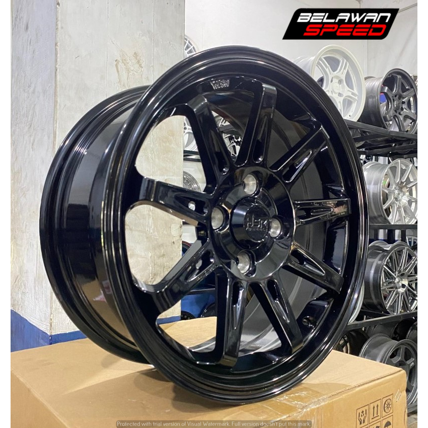 Jual VELG MOBIL RACING PELEK MODIFIKASI RING 15 HSR TIKAL PCD 4X100 UNTUK JAZZ VIOS YARIS BRIO ...