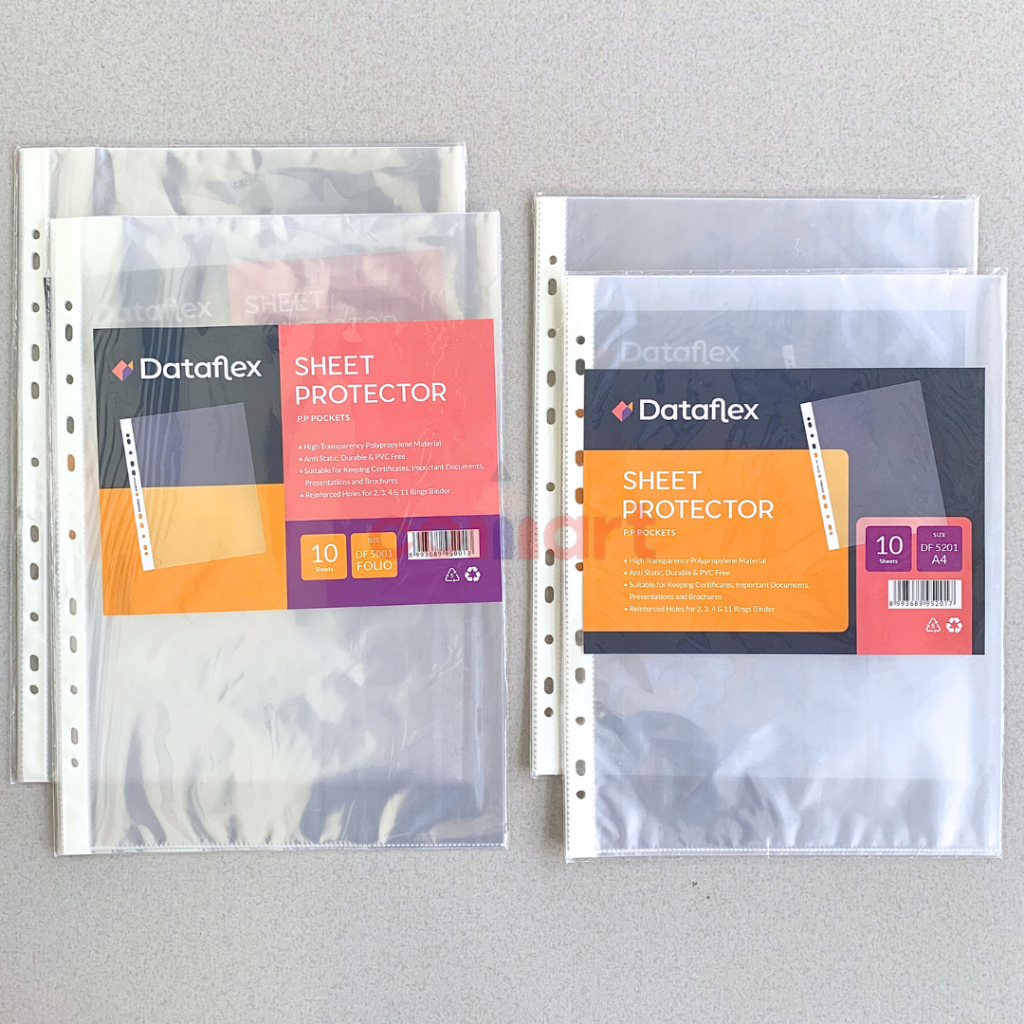 Jual 1 LEMBAR Sheet protector Dataflex - PP Pocket - Plastik Binder A4 ...