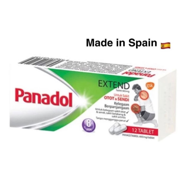 Jual Panadol Extend For Muscle & Joint Pain, Panadol Sendi & Otot EFEK ...