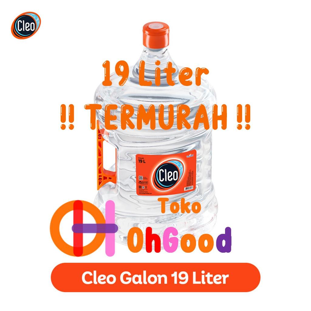 Jual Air Minum Mineral Cleo Galon 19L / 19 Liter L , BPA Free Air Lebih ...