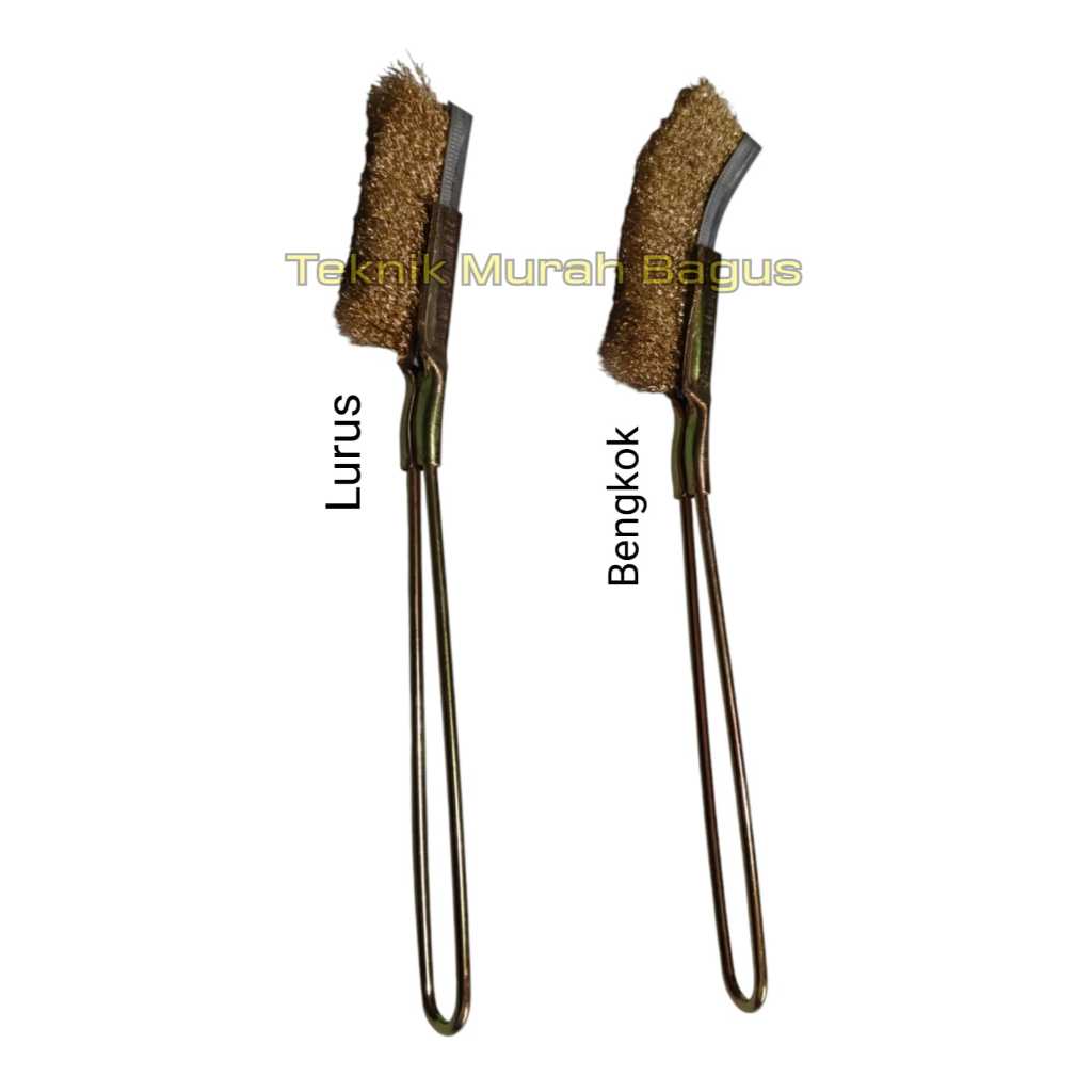 Jual Sikat Kawat Gagang Besi Bengkok / Sikat Kawat Gagang Besi Lurus ...