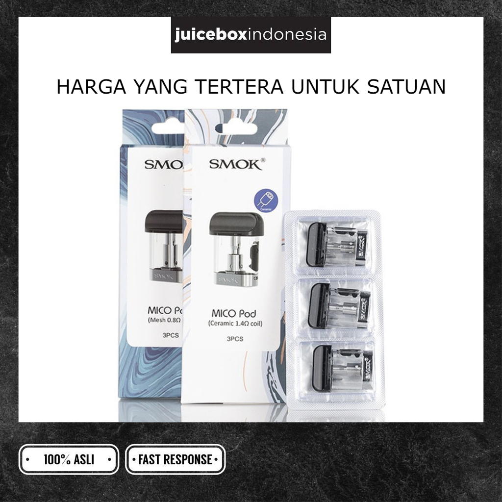 Jual Cartridge Mico Pod Kit Authentic by Smok | Shopee Indonesia