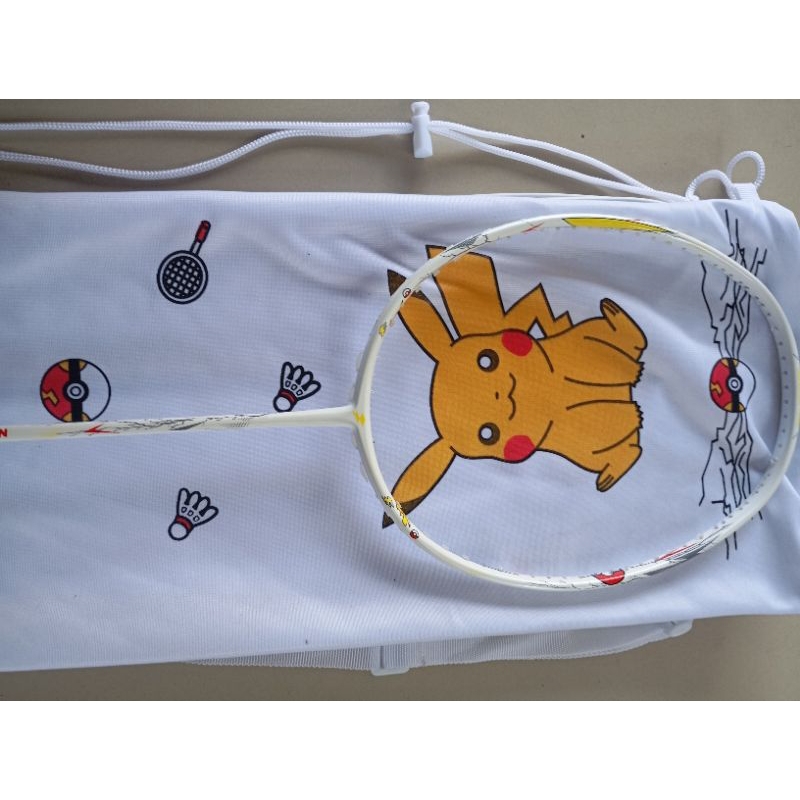 Jual raket badminton hello kitty doraemon pokemon limited edition ...