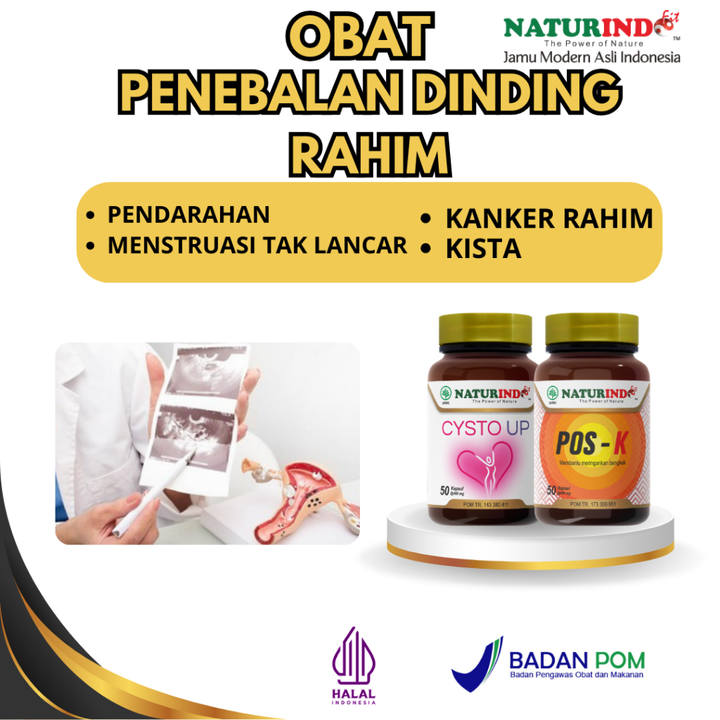 Jual Obat Penebalan Dinding Rahim Endometrium Hiperplasia Kista Kanker ...