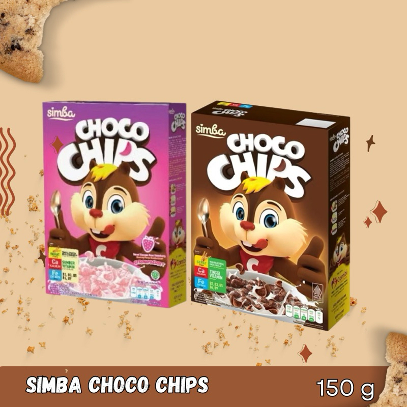 Jual Simba Choco Chips Coklat Dan Strawberry Box 150 Gr | Shopee Indonesia