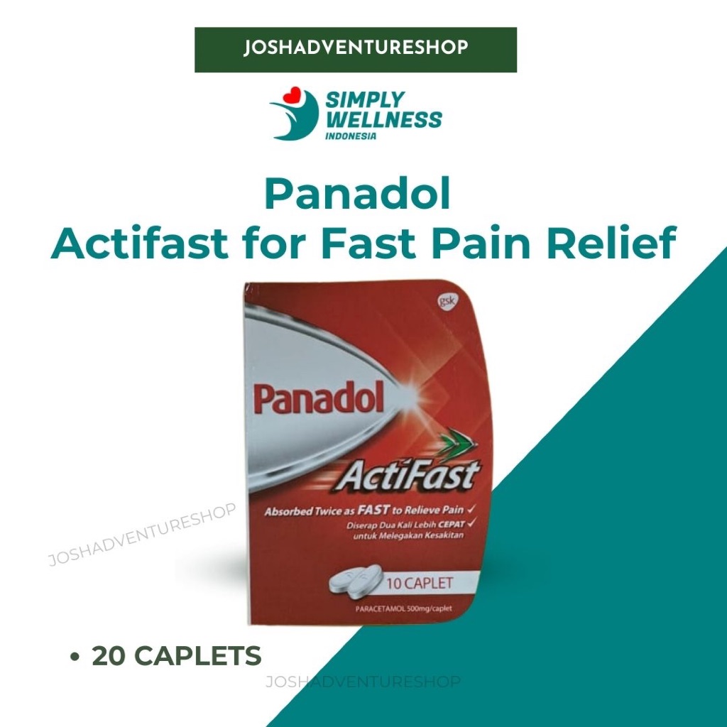 Jual PANADOL ACTIFAST FOR FAST PAIN RELIEF (SINGAPORE) | Shopee Indonesia