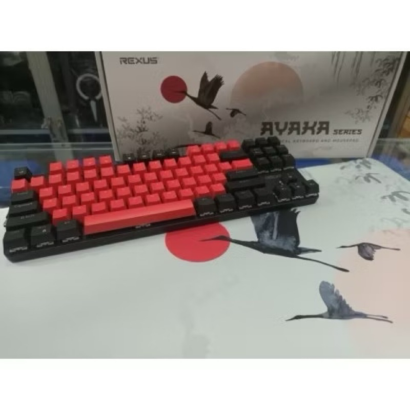 Jual keyboard gaming mechanical rexus ayaka Konotori Tkl with mousepad ...
