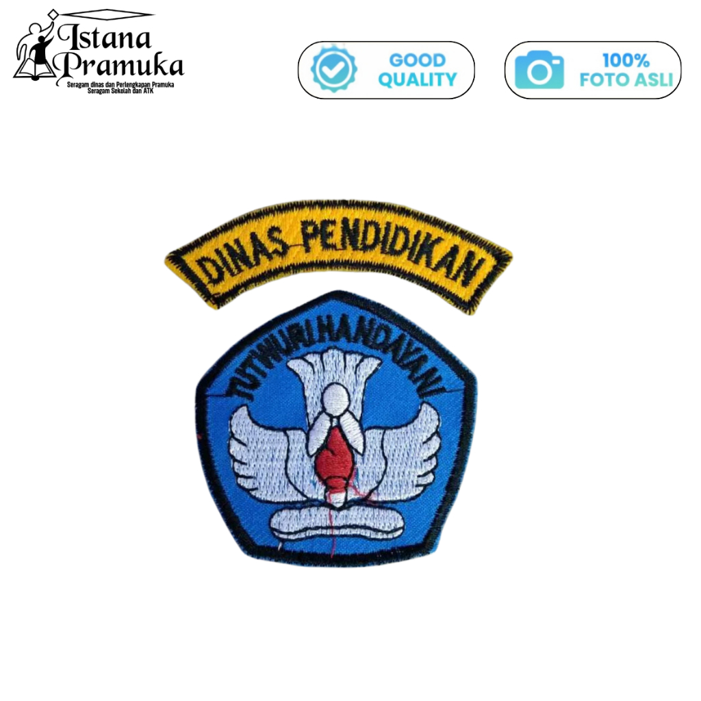 Jual Badge Logo/Atribut Tut Wuri Handayani Dan Dinas Pendidikan- Istana ...