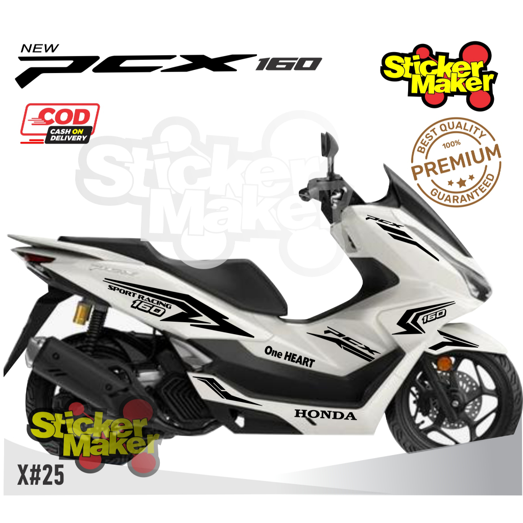Jual STIKER PCX 160 NEW 2025 (STICKER CUTTING PCX 2025) / lis striping ...