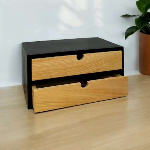 Jual Rak susun laci kayu/storage desk organizer/rak laci kotak ...