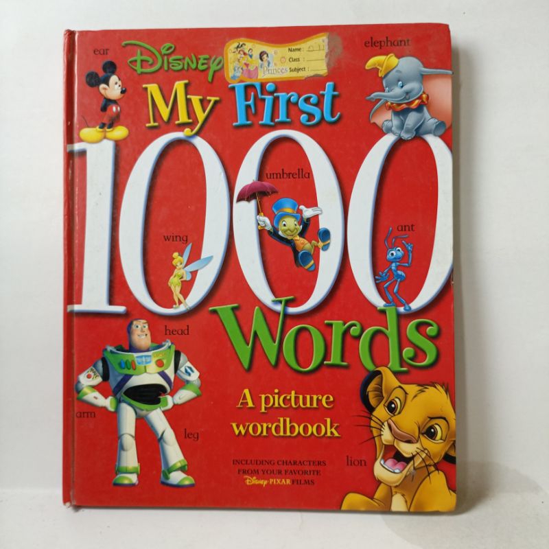 Jual Buku disney my first 1000 words a picture wordbook | Shopee Indonesia