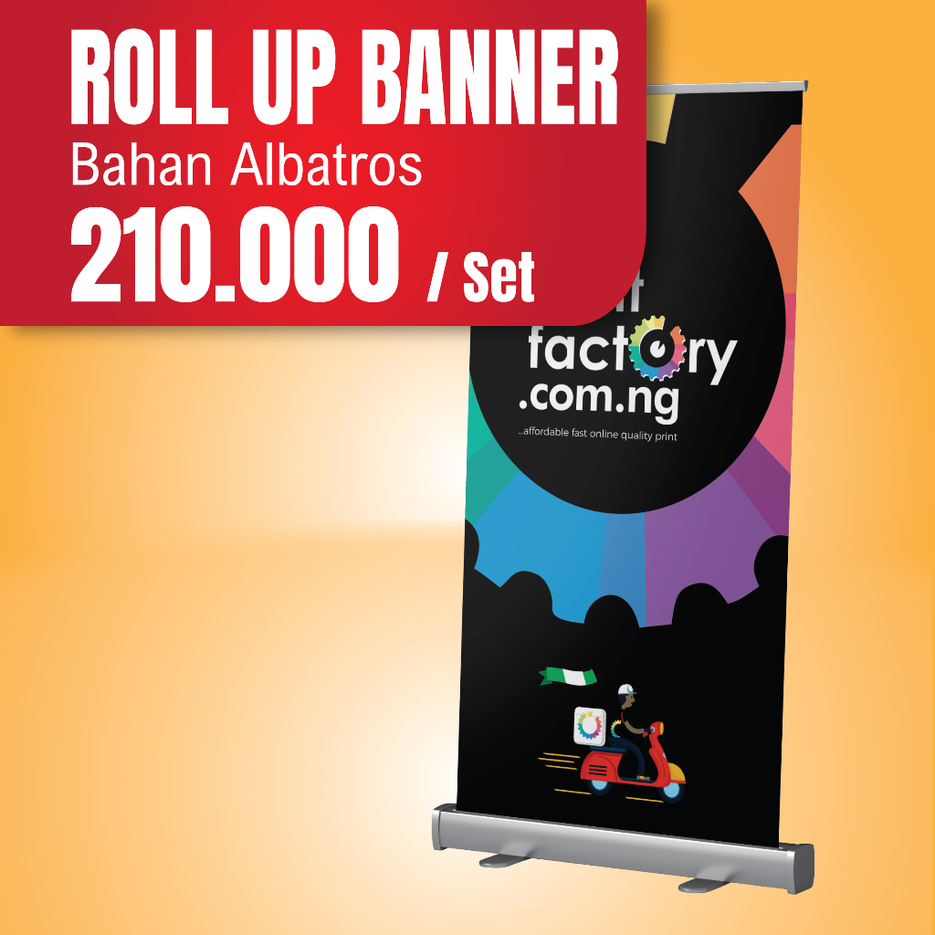Jual Roll Up Banner / Roll Banner / Roll Up / Cetak Roll Up Banner / Rollup / Stand Banner ...
