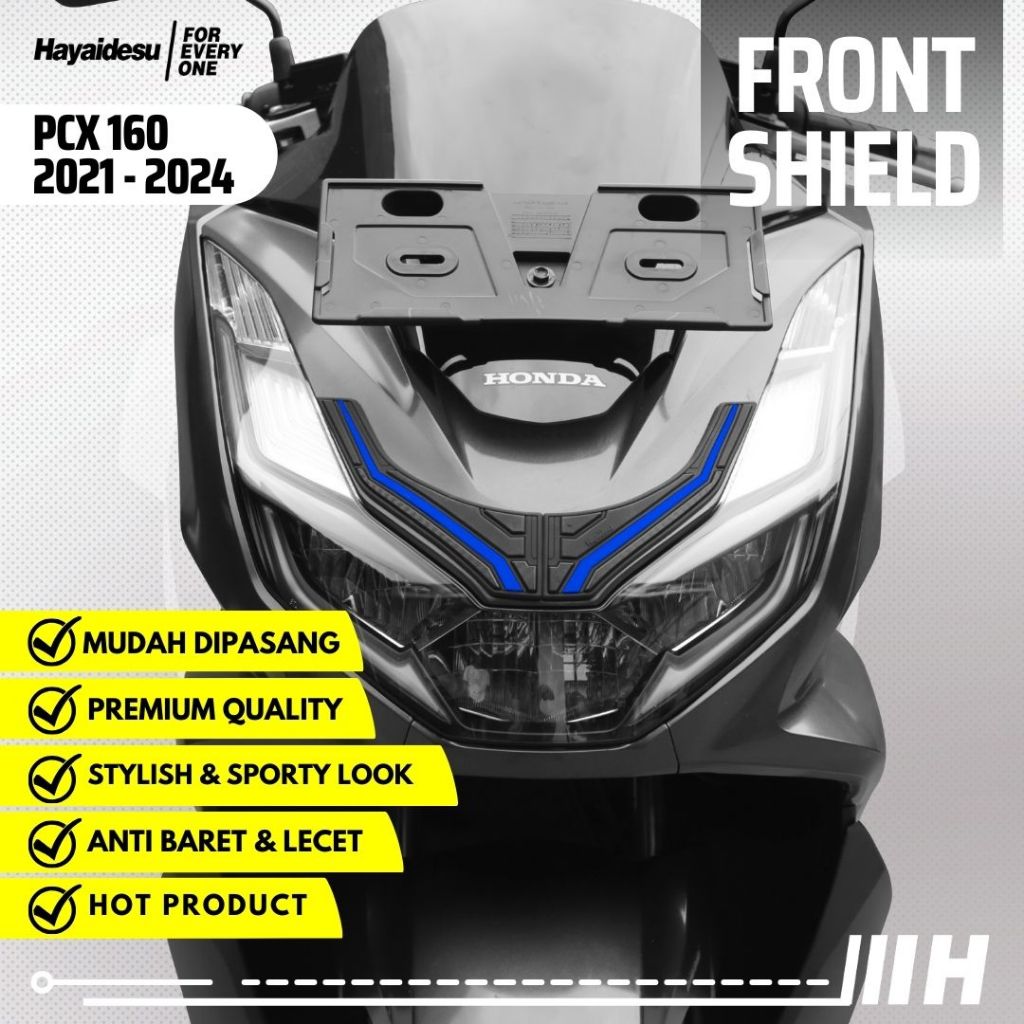 Jual Hayaidesu PCX 160 (2021-2024) Body Protector Front Shield Cover ...