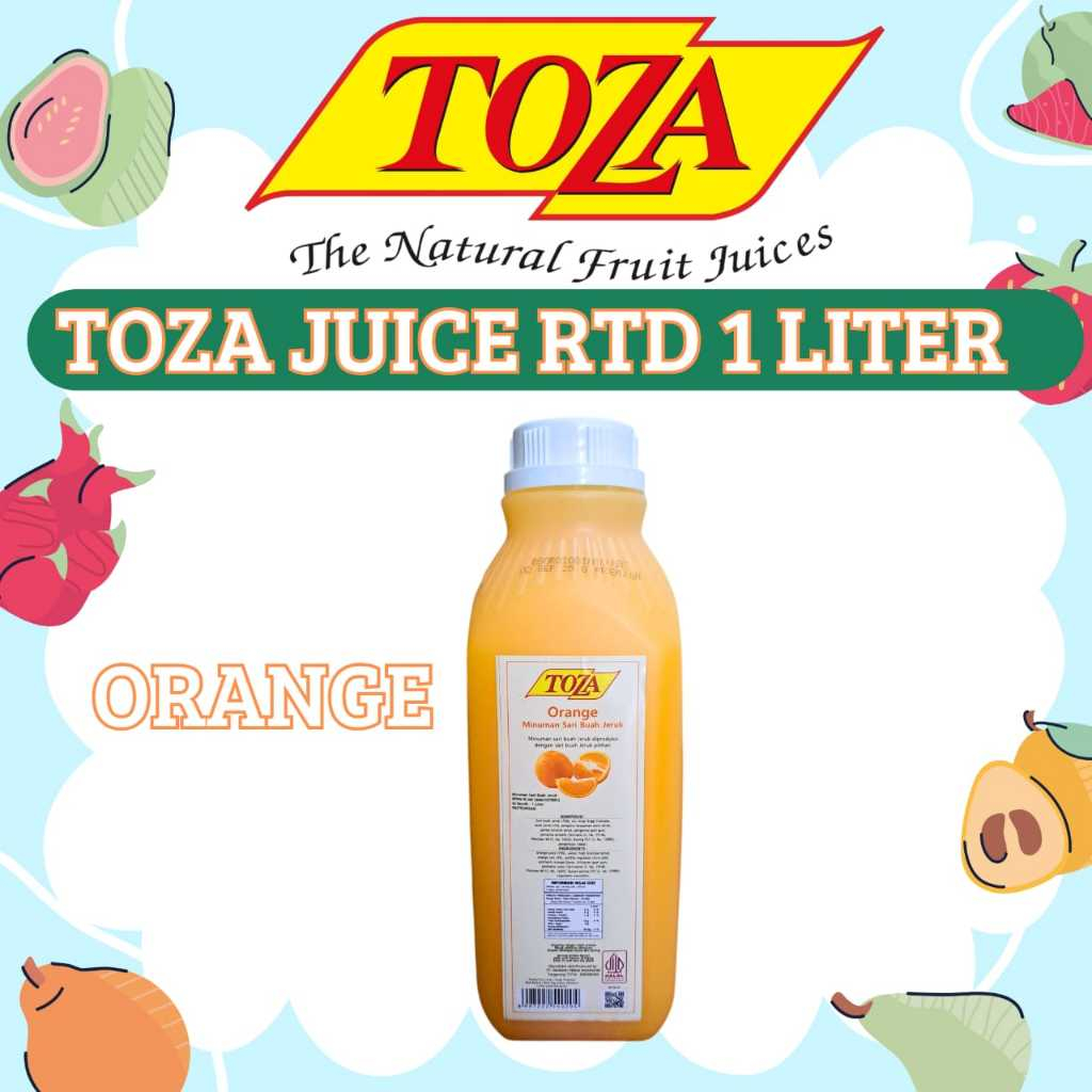 Jual Toza Juice ORANGE 1000ML/TOZA JUS RTD 1 Liter Orange | Shopee ...