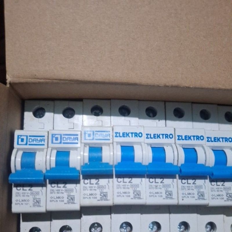 Jual MCB PLN DAYA ELEKTRO 2A, 4A | Shopee Indonesia