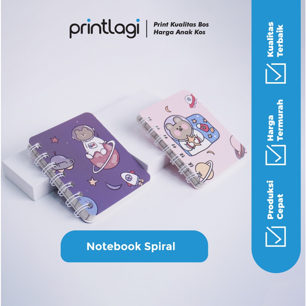 Jual Buku Notes Kecil Mini Notebook A7 Buku Catatan Kecil Jilid Spiral ...