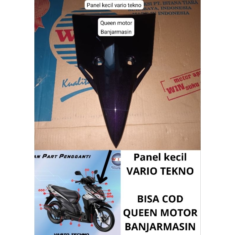Jual Panel depan muka kecil honda vario tekno 110 karbu carbu 2010 2011 ...