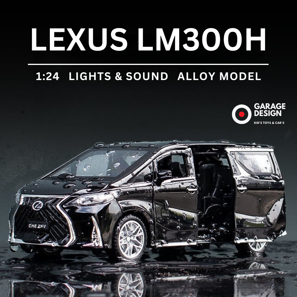 Jual Miniatur Diecast Mobil LEXUS LM300H Skala 1:24 - Premium Alloy Body Lampu & Suara Skala 1/ ...