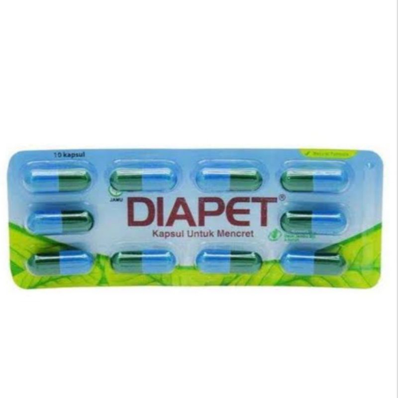 Jual DIAPET 1 STRIP ISI 10 TABLET/OBAT DIARE | Shopee Indonesia