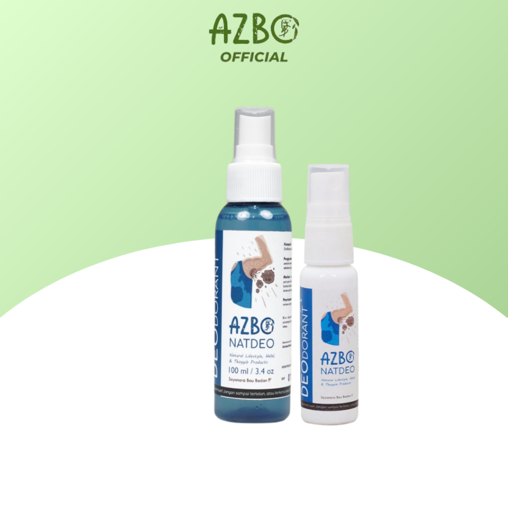 Jual AZBO - Natural Deodorant Spray Penghilang Bau Ketiak Deodoran ...