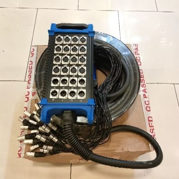 Jual Kabel Snake 24 Channel 16 input 8 Output Original VXT 30 Meter ...