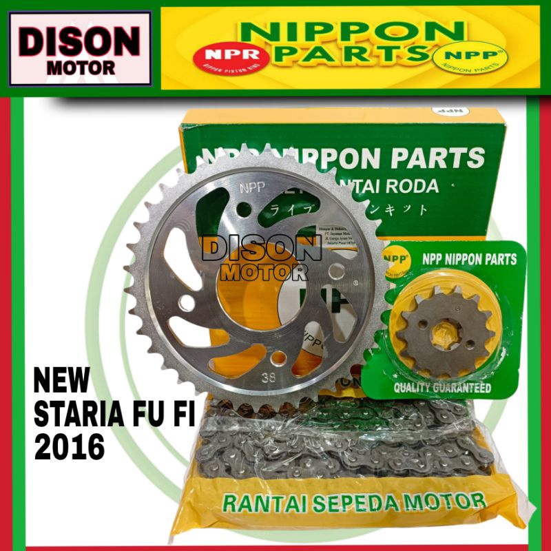 Jual Gir set NPP Satria Fu fi injeksi 2016 original girset gear set npp ...