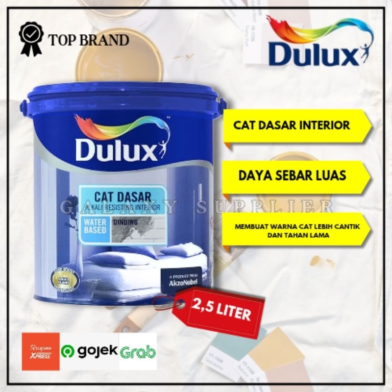 Jual [READY] DULUX - CAT DASAR ALKALI RESISTING INTERIOR 2,5LITER TERMURAH | Shopee Indonesia