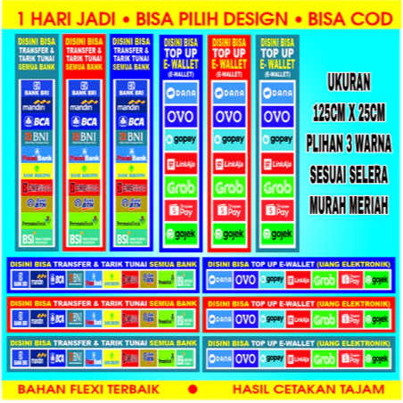 Jual SPANDUK KONTER HP / SPANDUK HIASAN / SPANDUK AGEN / BISA CUSTOM ...