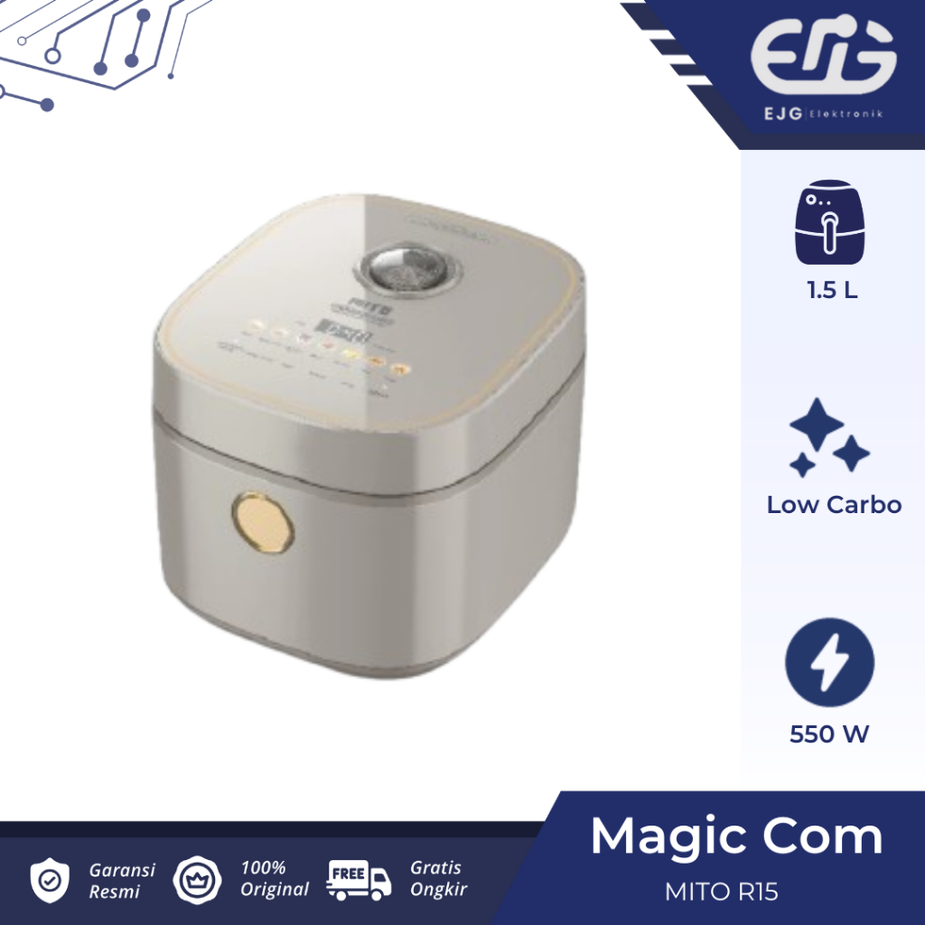 Jual Mito Smart Rice Cooker R15 Low Carbo Karbo Rendah Gula Garansi 1 ...