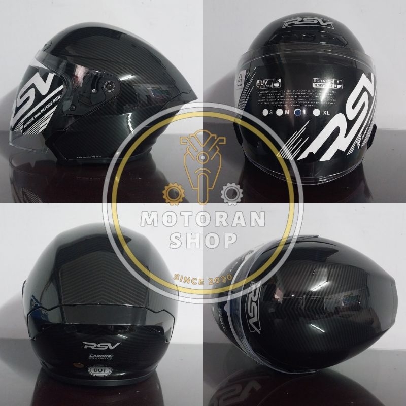 Jual Helm RSV New Windtail Half Face (Original) | Shopee Indonesia