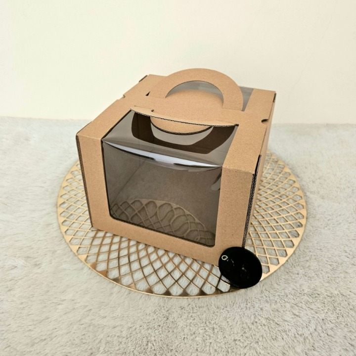 Jual gable box dus chiffon box kue lebaran tart kotak bolu ukuran ...