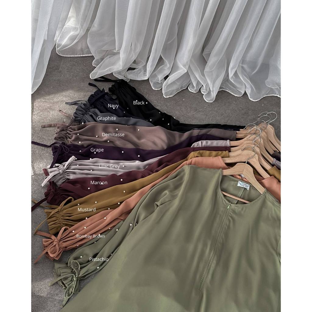 Jual Abaya La Perla Series Set Mahira Indonesia Shopee Video | Shopee ...