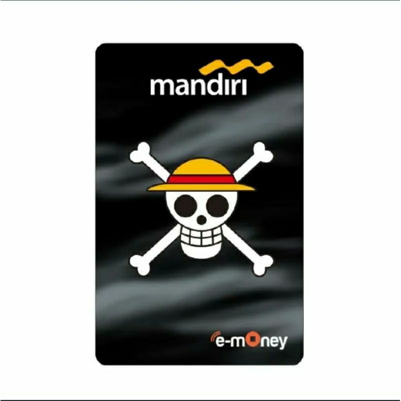 Jual emoney mandiri original gambar logo one piece | Shopee Indonesia