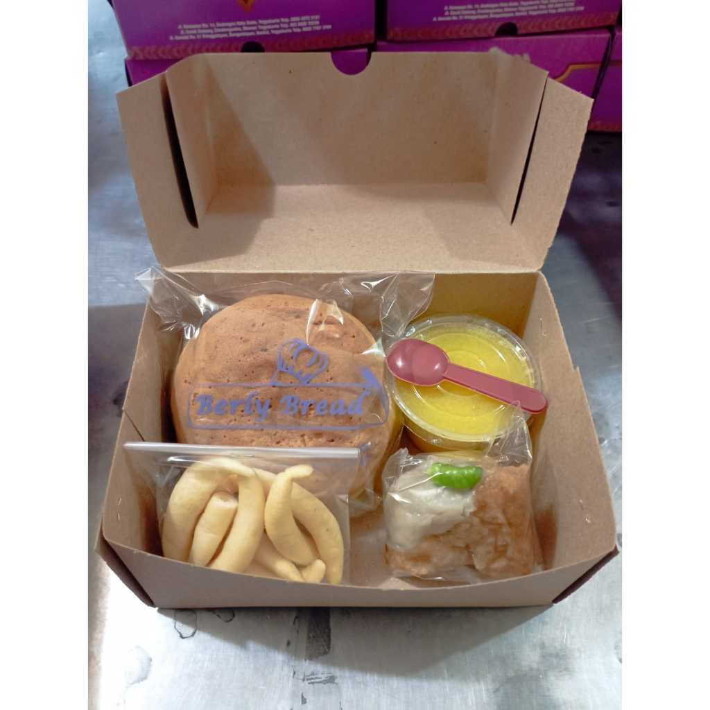 Jual Snack Box C / Snack box Roti jajanan pasar puding kletikan ...